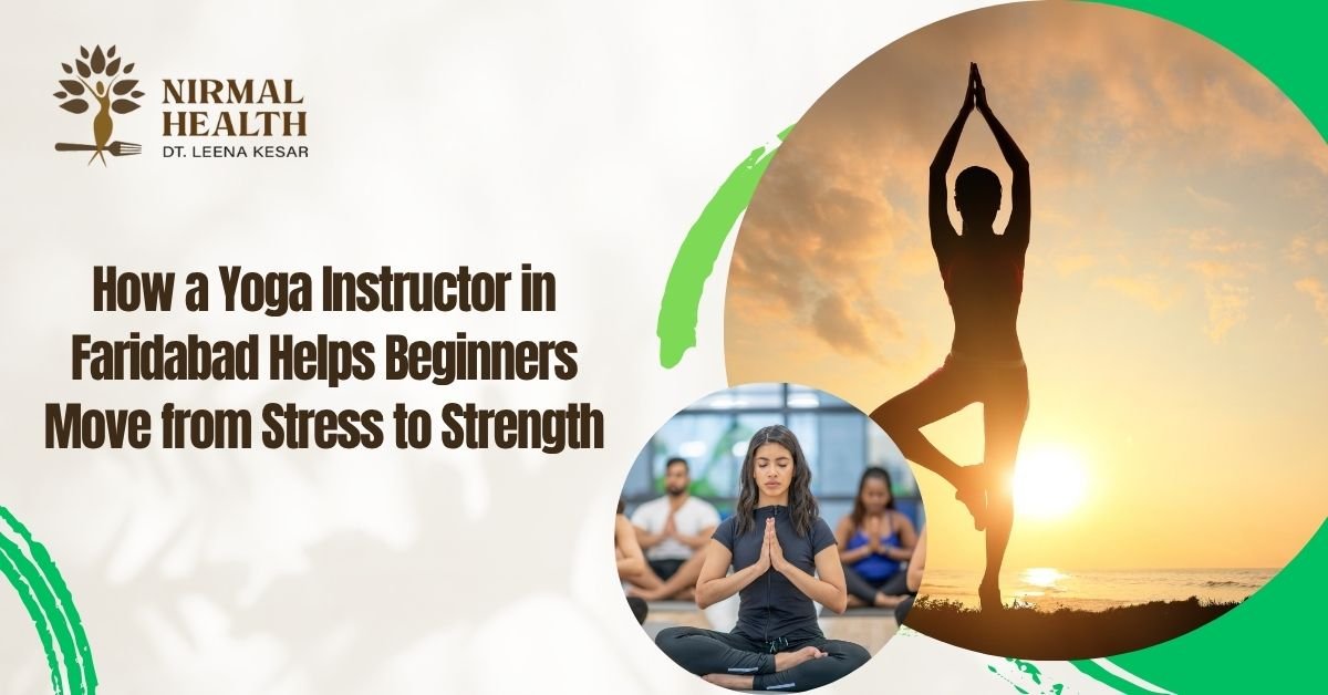 How a Yoga Instructor in Faridabad Helps Beginners Move from Stress to ...